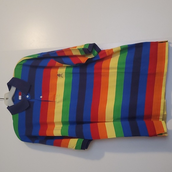 Tommy Hilfiger | Shirts | Rainbow Tommy Hilfiger Polo | Poshmark
